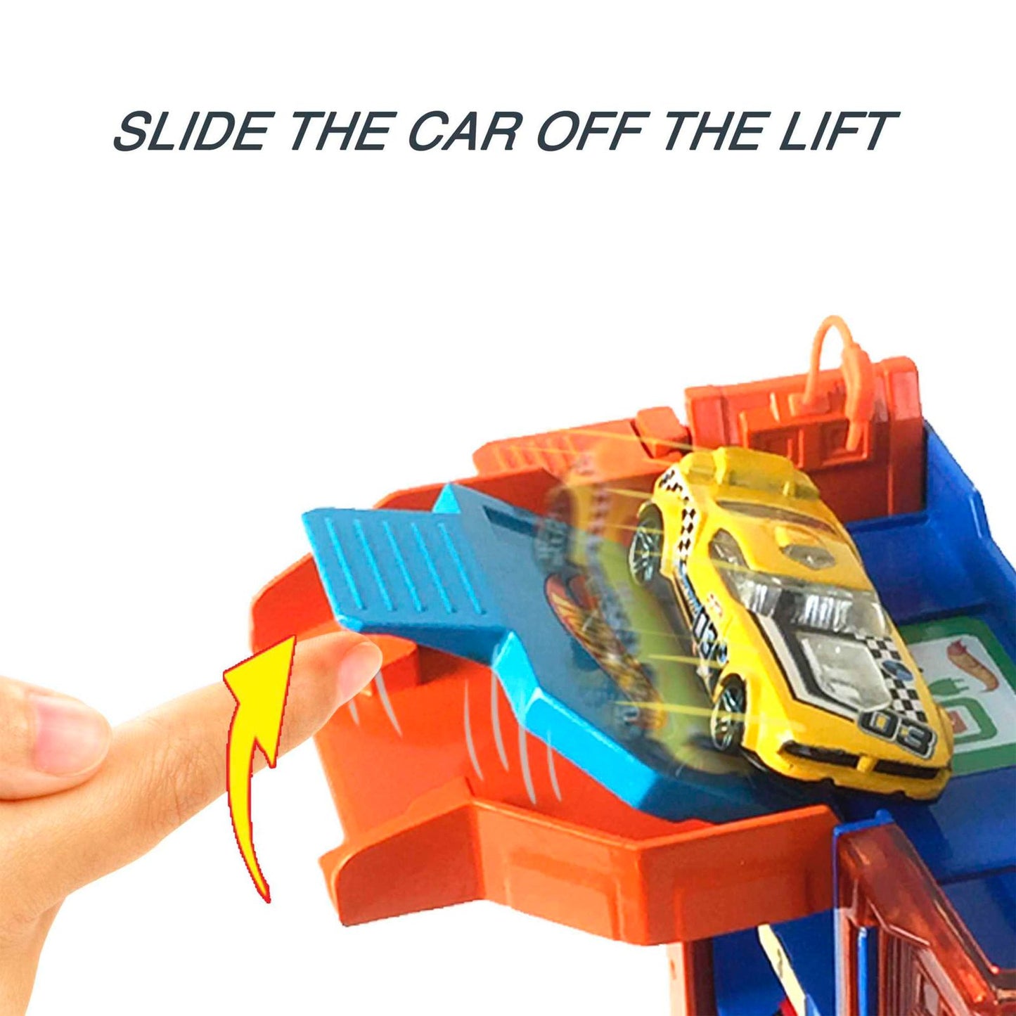 Hot Wheels City Downtown Car Park – NEW LAND